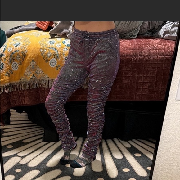 Ktoo | Pants & Jumpsuits | Ktoo Holographic Sparkle Leggings And Top ...